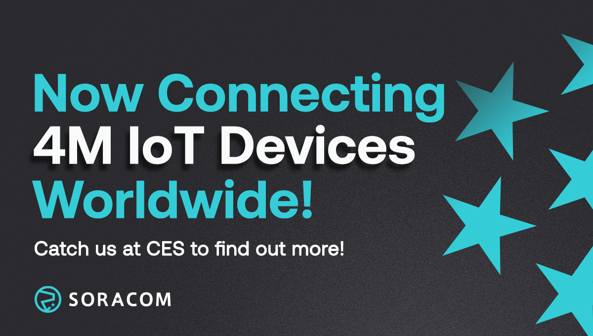 Soracom Now Connects More Than 4 Million IoT Devices Worldwide | Soracom
