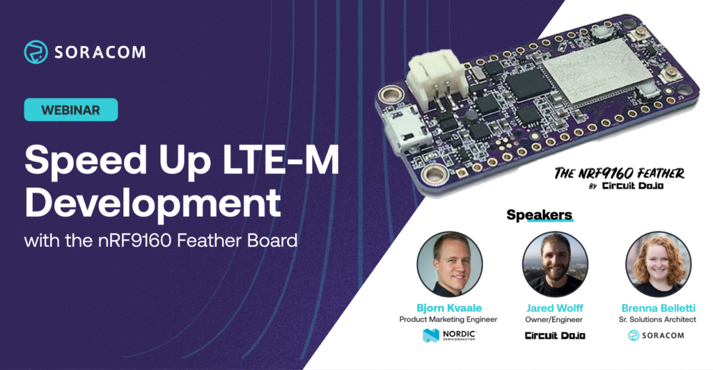 Lte M With The Nordic Nrf9160 Feather Development Board Soracom