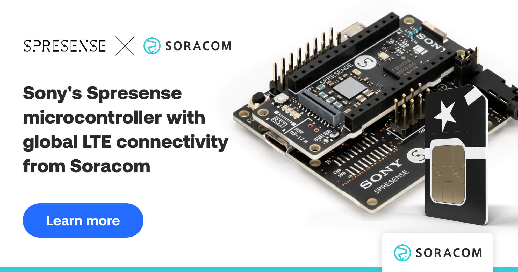 Sony Spresense with Global LTE Connectivity from Soracom
