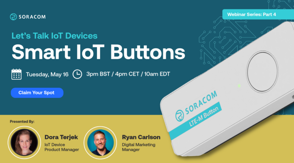 Lets Talk Iot Devices Smart Iot Buttons Soracom