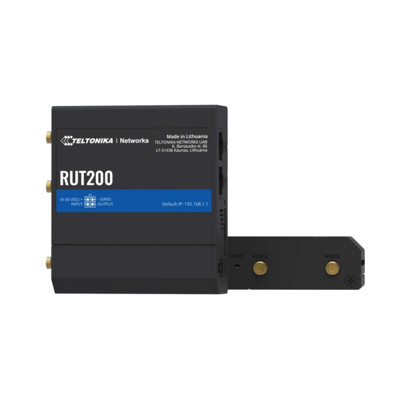 Teltonika RUT200 Industrial Cellular Router for IoT | Soracom
