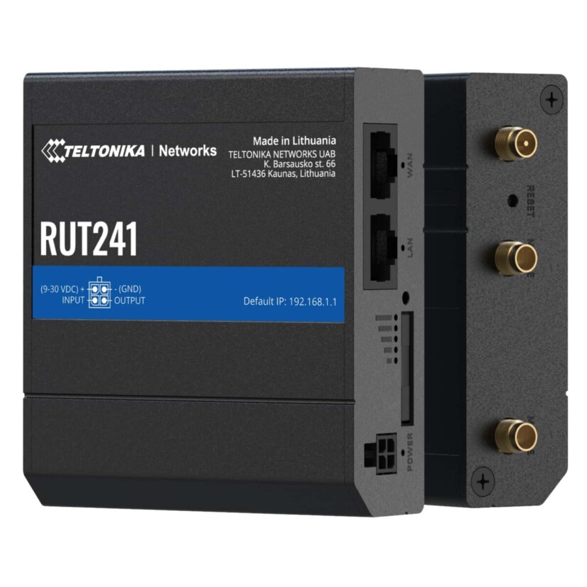 Teltonika RUT241 Industrial Cellular Router for IoT | Soracom