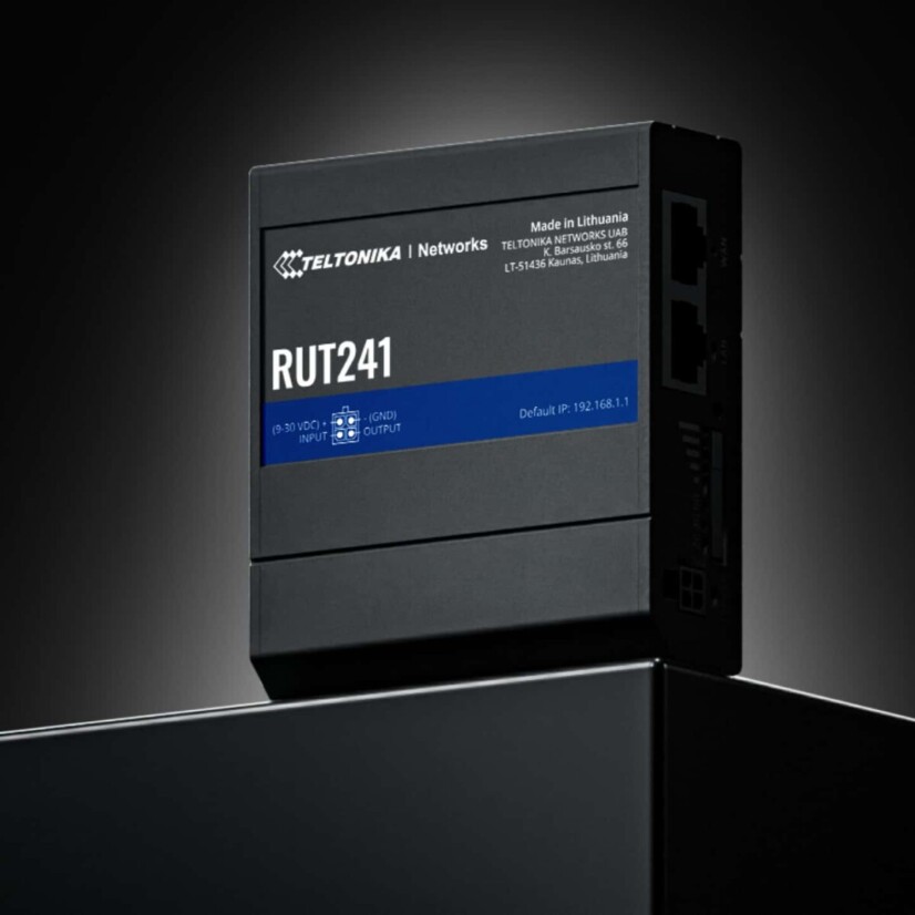 Teltonika RUT241 Industrial Cellular Router for IoT | Soracom
