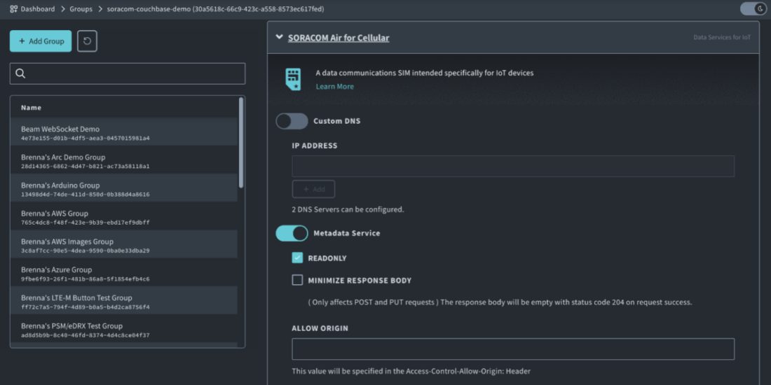 Exploring the Power of Soracom and Couchbase: A Comprehensive Demo | Soracom